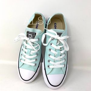 Converse | Shoes | Converse Ctas Canvas Low Top Teal Tint W Authentic ...